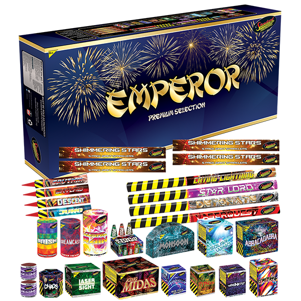 Emperor Premium Selection Box – Wakefield Fireworks